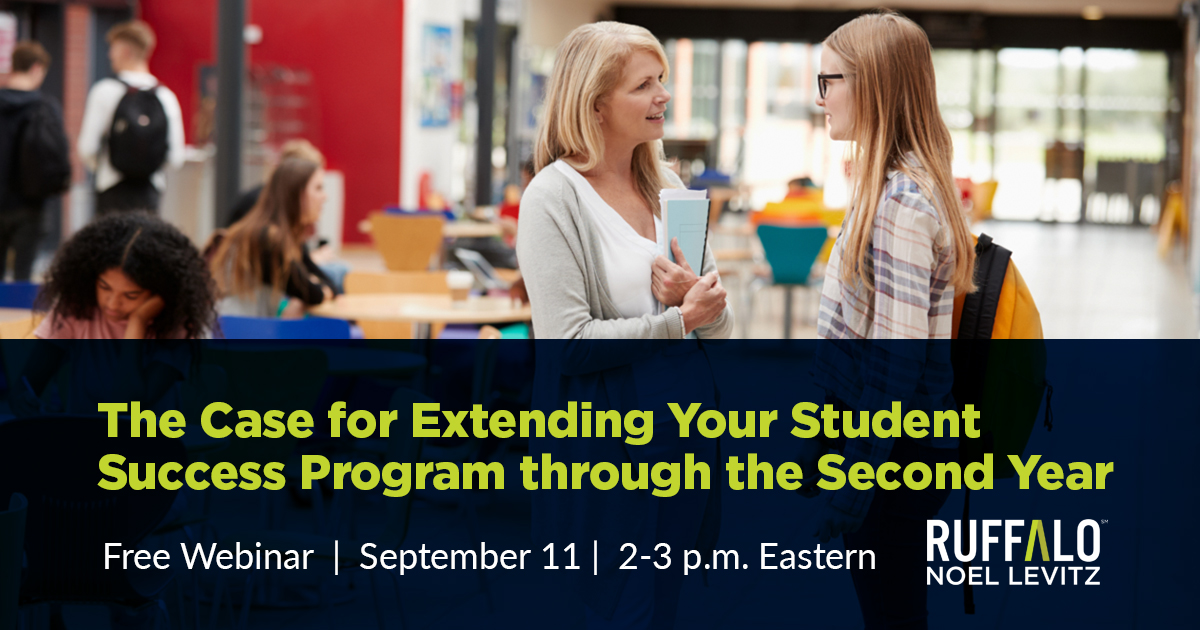 Upcoming Webinar: The Case for Extending Your Student Success Program ...