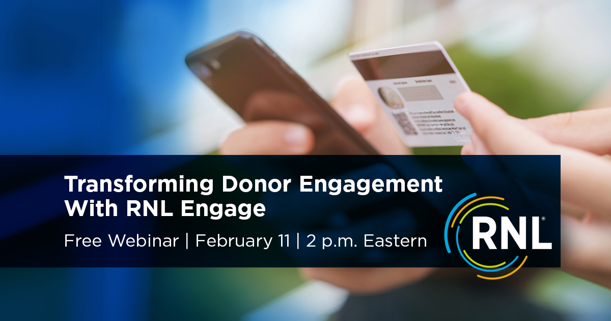 On-Demand Webinar: Transforming Donor Engagement With RNL Engage