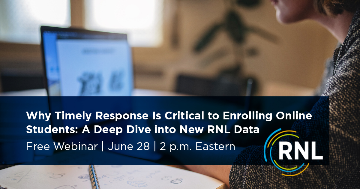 On-Demand Webinar: Why Timely Response Is Critical to Enrolling Online ...