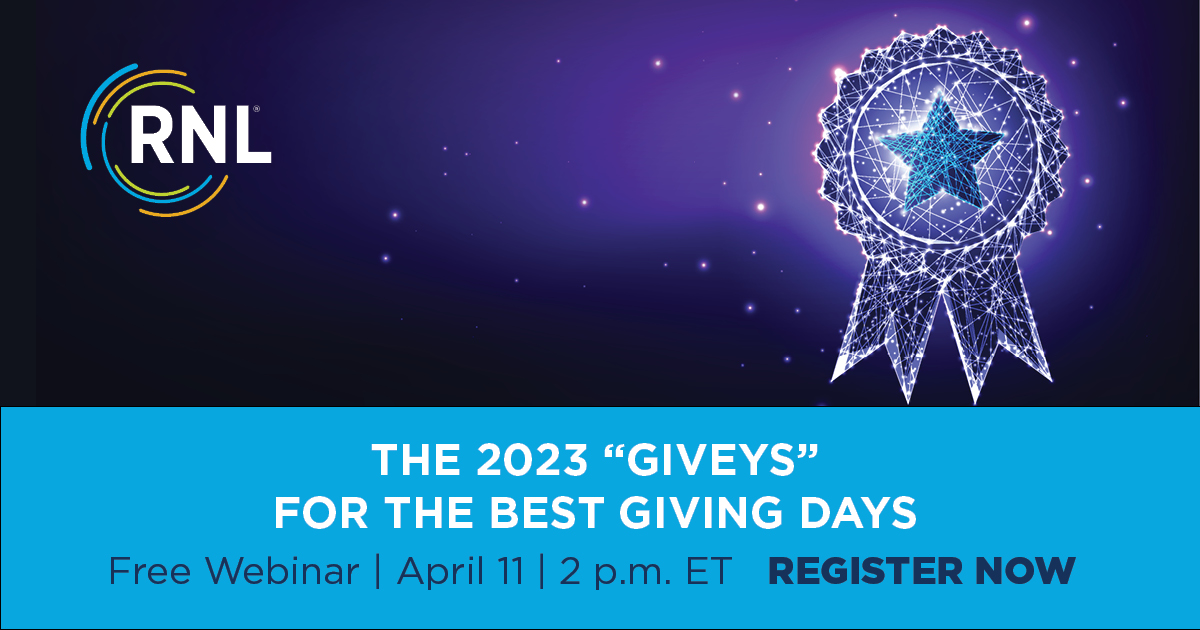 On-Demand Webinar: The 2023 “Giveys” for the Best Giving Days